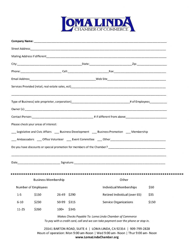 Members Join – Loma Linda Chamber of Commerce